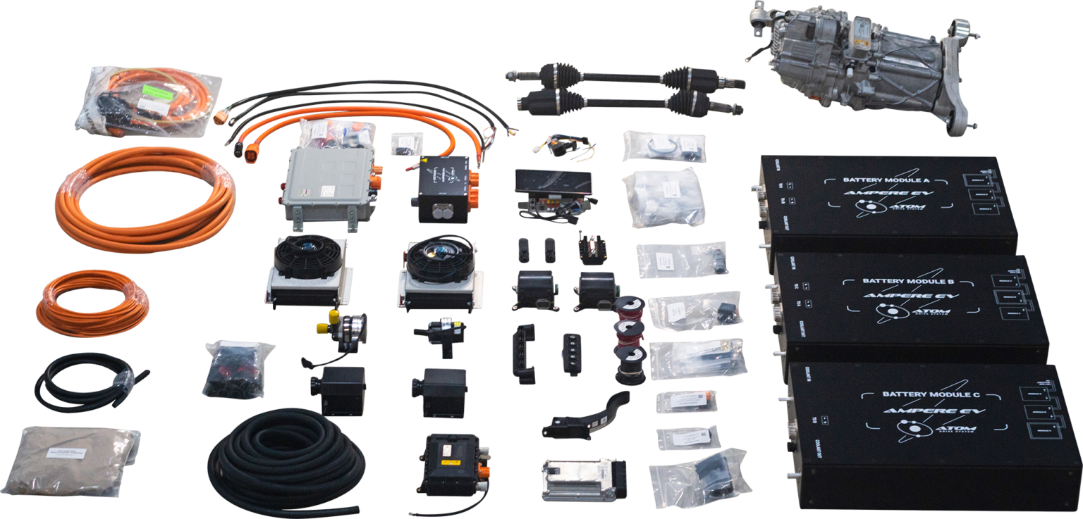 Premium Builders Trust Ampere EV’s Atom Drive EV Conversion System - Ampere EV